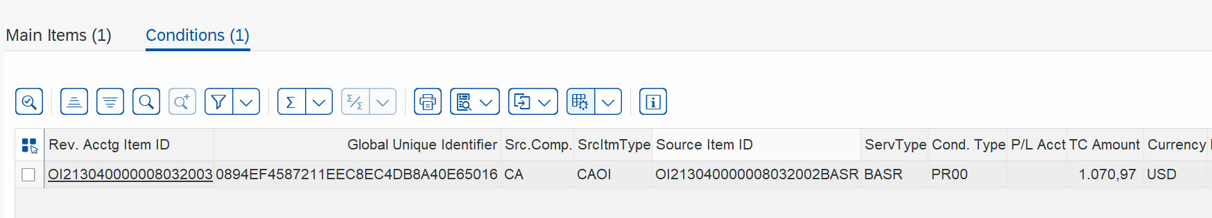 Provider Contract Rev Accounting – SAPCODES