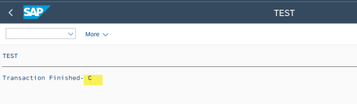 COMMIT WORK & SYSTEM EVENTS – SAPCODES