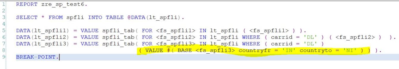 For Loop with Field Symbol – SAPCODES