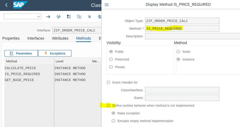 Interface Method- Default Ignore/Fail – SAPCODES