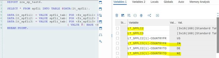For Loop with Field Symbol – SAPCODES