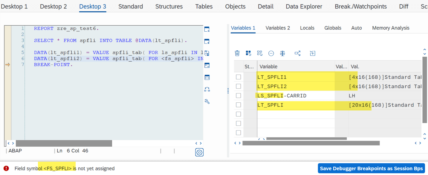 For Loop with Field Symbol – SAPCODES