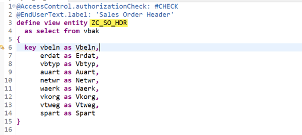 Virtual Elements in CDS – SAPCODES