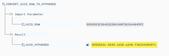 Converting UUID to hyphened UUID – SAPCODES