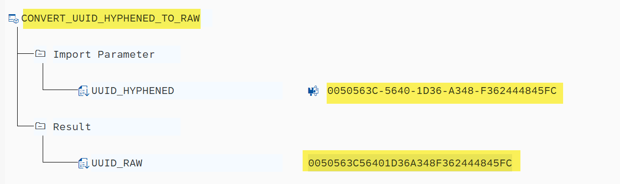 Converting UUID to hyphened UUID – SAPCODES