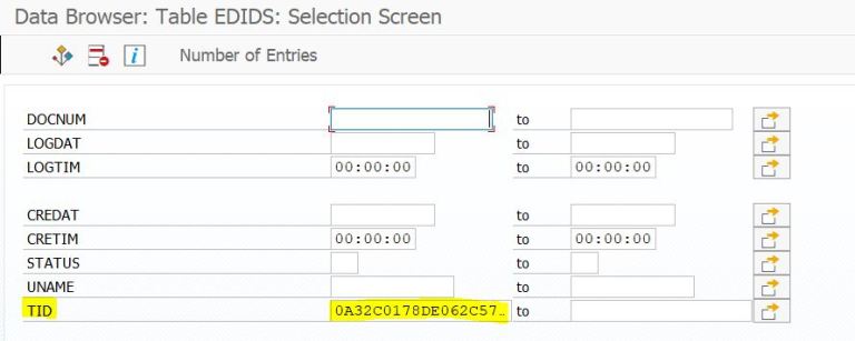 Retrieve IDoc details from Transaction ID (TID) – SAPCODES