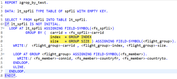 Internal Table with Group By(Part2) – SAPCODES