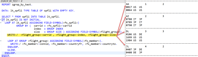 Internal Table with Group By(Part2) – SAPCODES